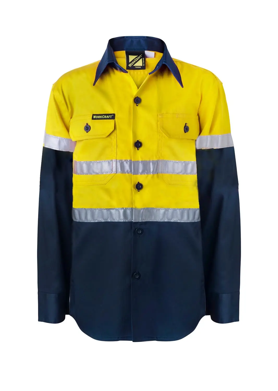 WSK125 WorkCraft, Kids L/S Reflective Shirt | Direct Uniforms Australia